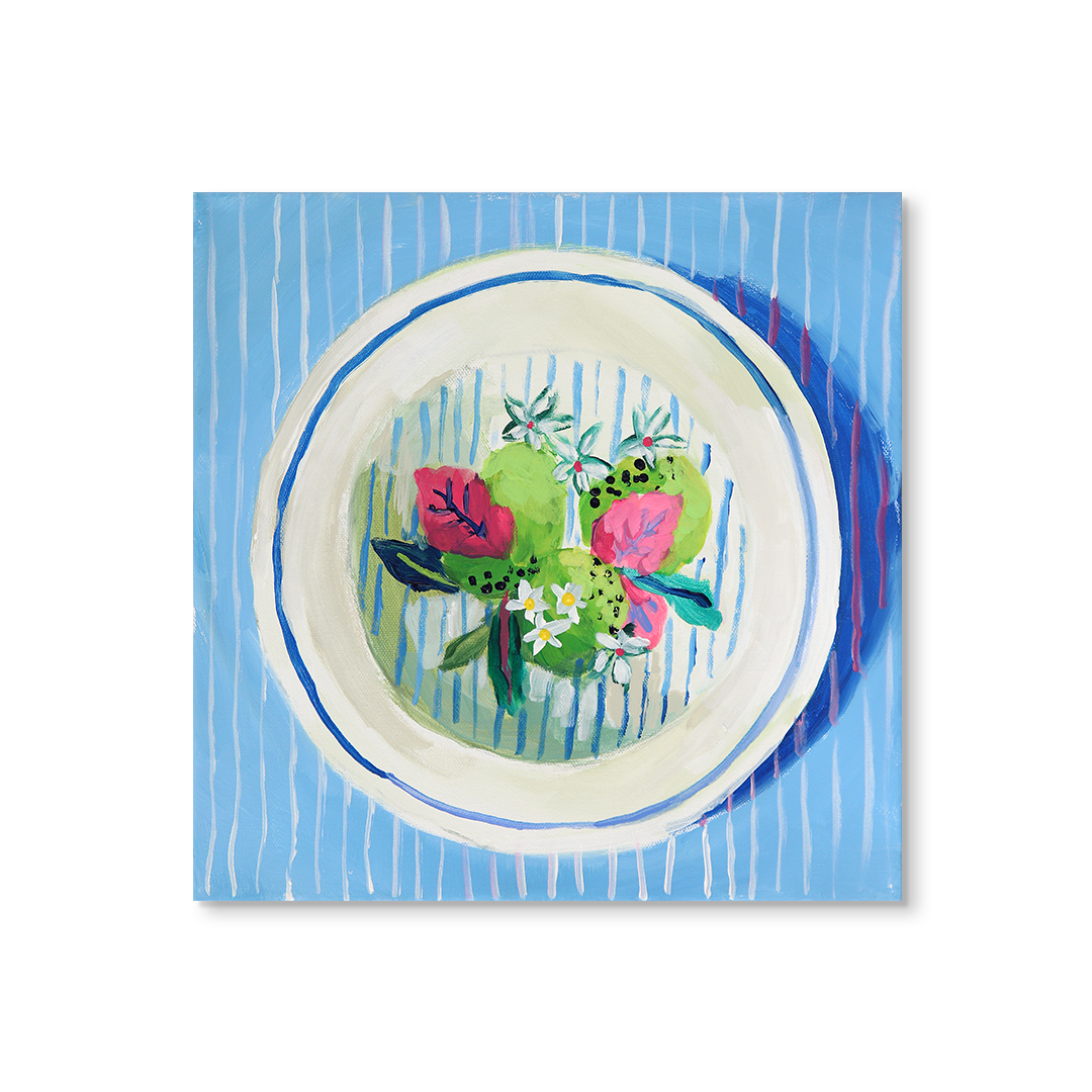 Citrus Garden Plate No.1 Print – Jenny Westenhofer Art