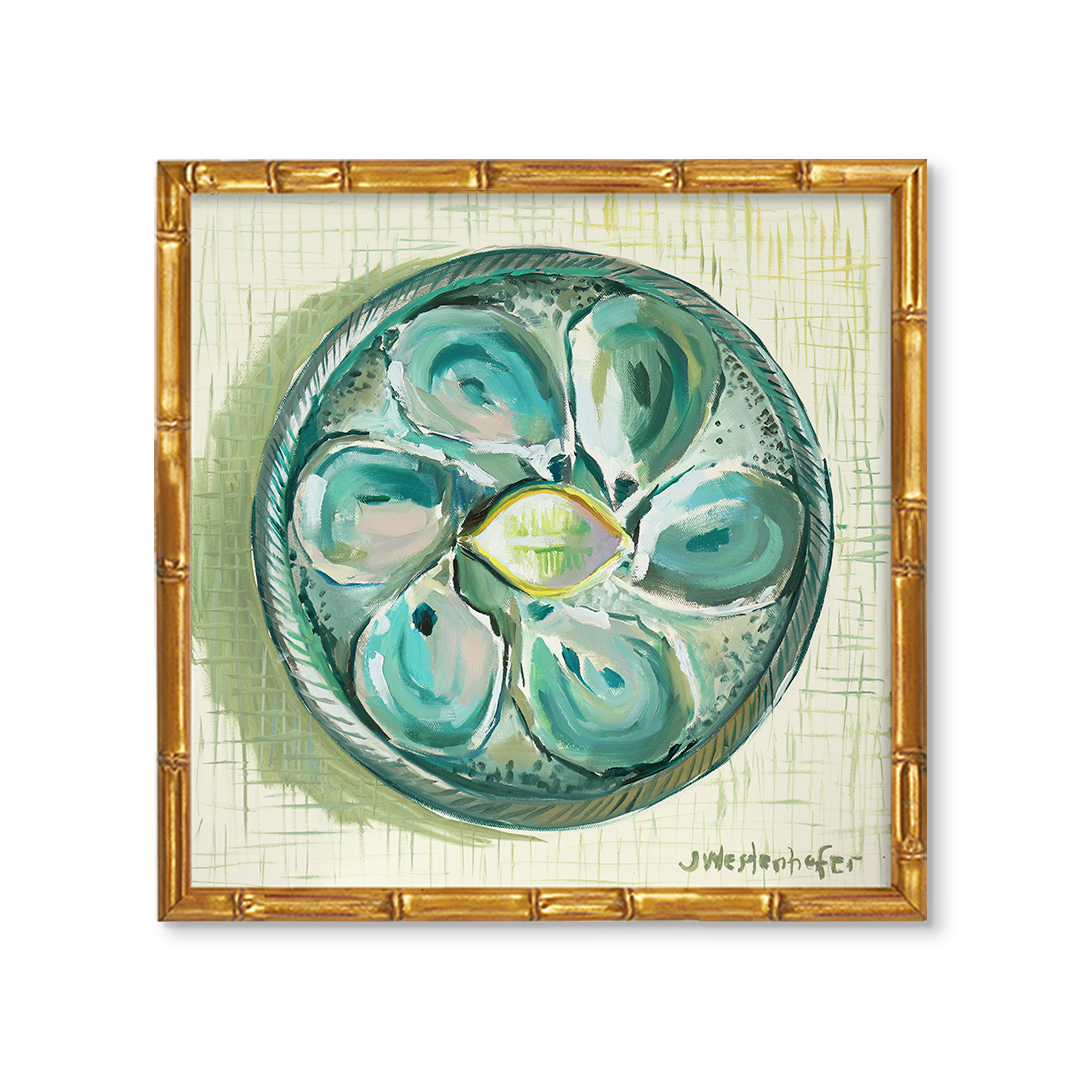 Vintage Oyster Plate Print – Jenny Westenhofer Art